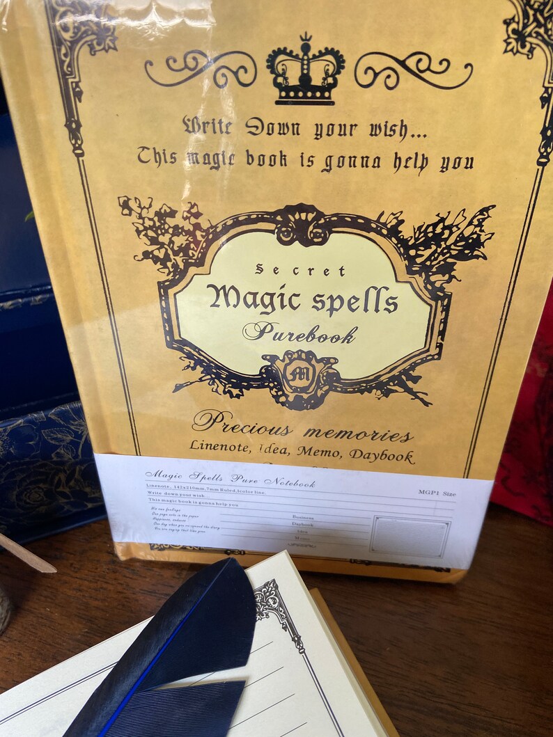 The Blue Box Set Creative Hard Cover Journal and Quill Set 11 Pc. - Etsy