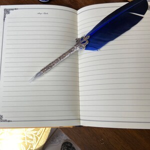 The Blue Box Set Creative Hard Cover Journal and Quill Set 11 Pc. - Etsy