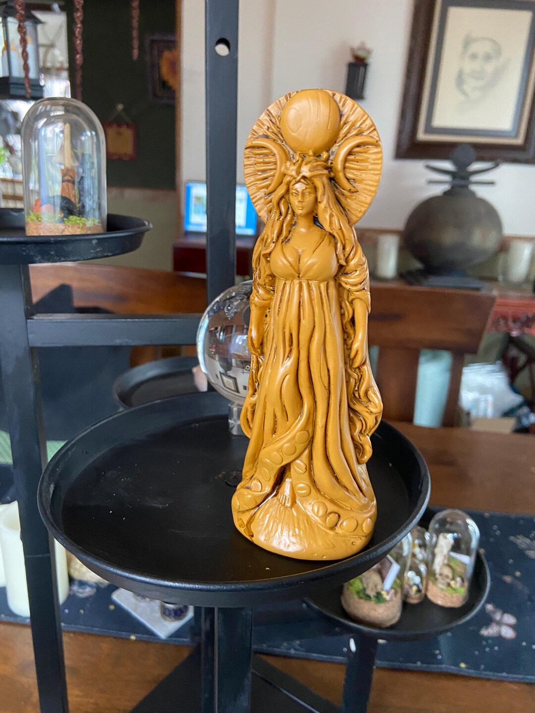 Goddess Figurine: Resin Altar, Garden, and Home Decor - Etsy
