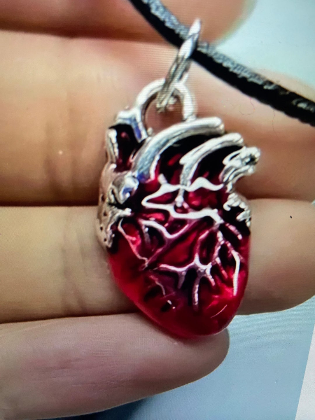 GOTHIC HEART PENDANTS: 3 Different Styles - Etsy