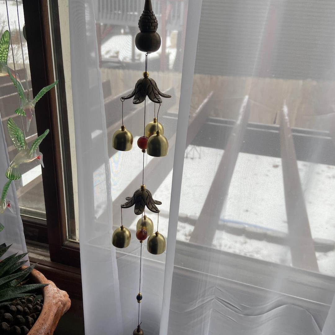 GENTLE Graceful Brass WIND CHIMES - Etsy