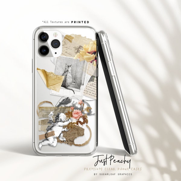 Aesthetic Collage Clear Phone Case - Etsy Australia
