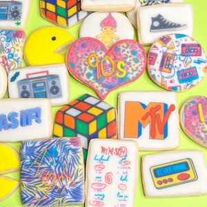 90’s Themed Party Cookies - Etsy