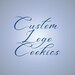 Custom Logo Cookies - Etsy