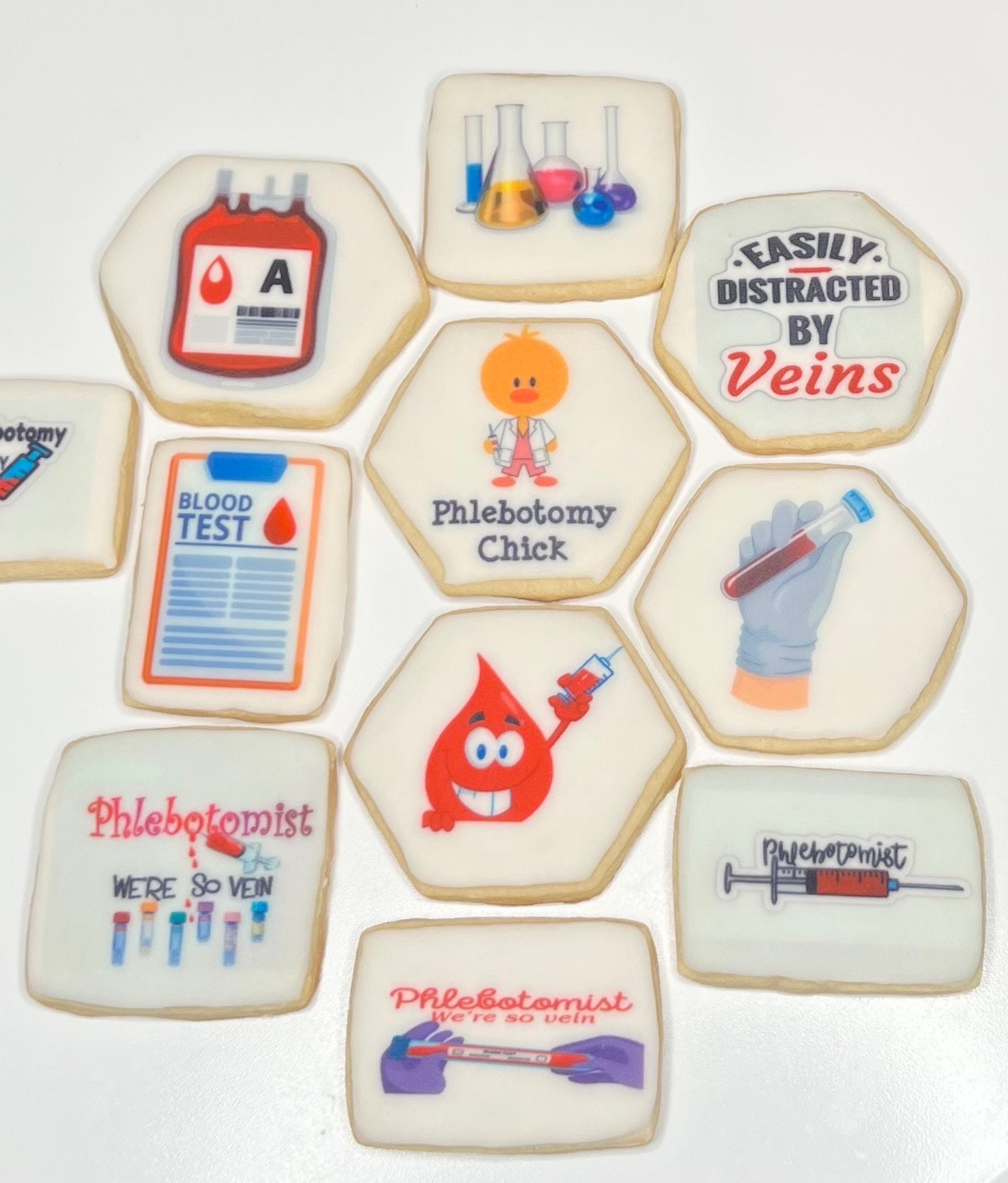 Phlebotomist Themed Cookies - Etsy