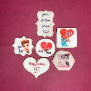 I Love Lucy Birthday Sugar Cookies - Etsy