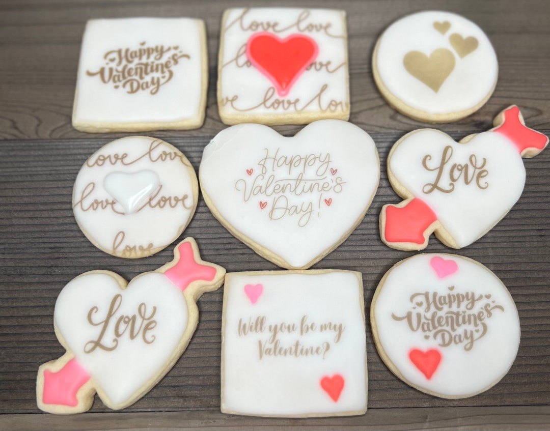 Valentine’s Day Sugar Cookies – Hand-decorated and Gift-ready ...