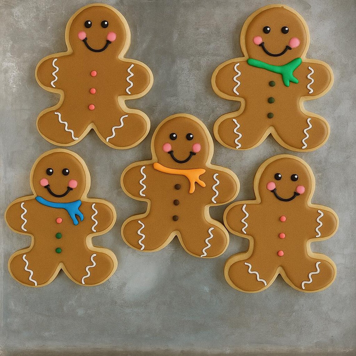 Gingerbread Sugar Cookies - Individually Packaged - Etsy
