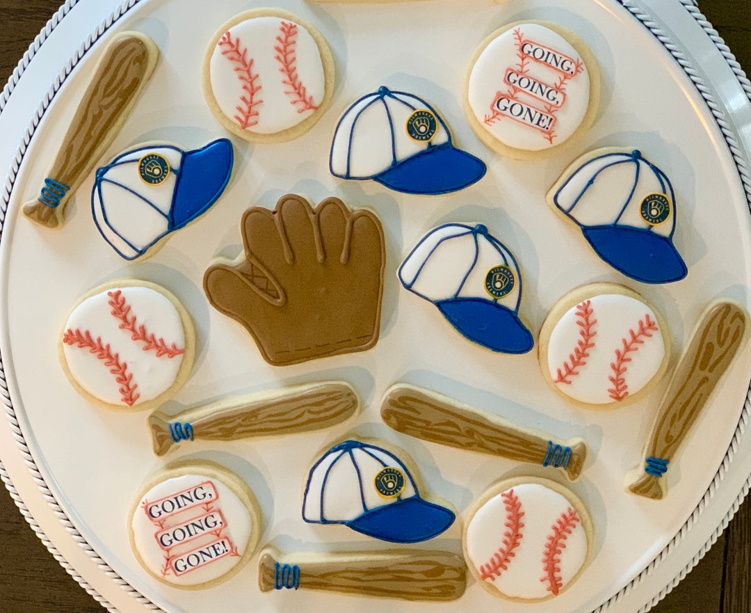 Baseball Themed Sugar Cookies - Etsy