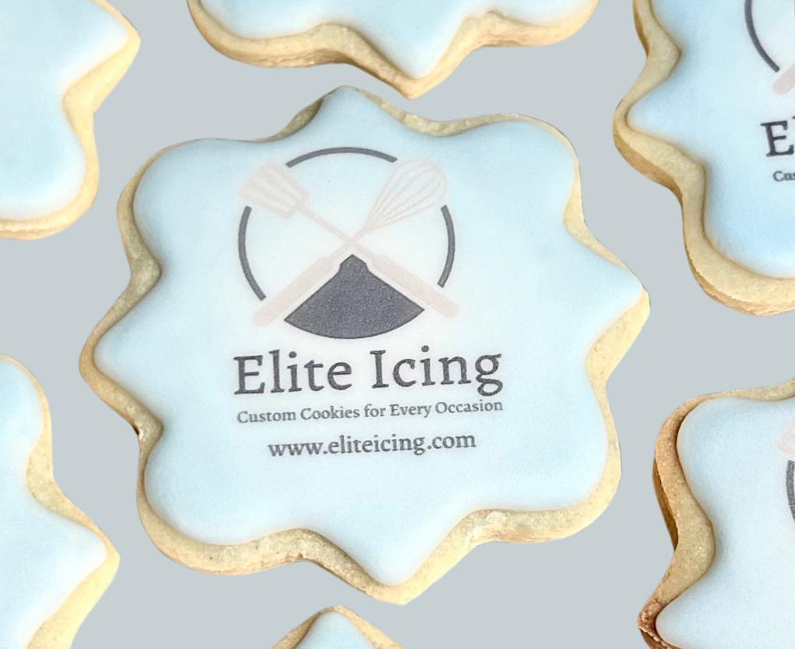 Custom Logo Cookies - Etsy