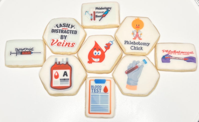 Phlebotomist Themed Cookies - Etsy