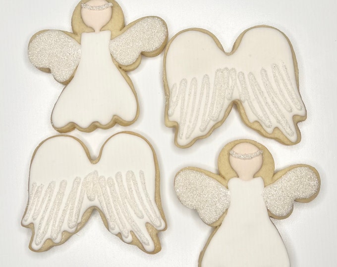 Angel Themed Sugar Cookies - Etsy