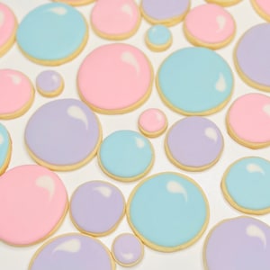Bubble Themed Sugar Cookies - Etsy