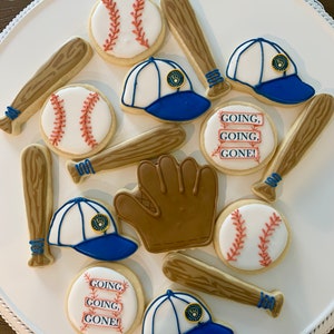 Baseball Themed Sugar Cookies - Etsy