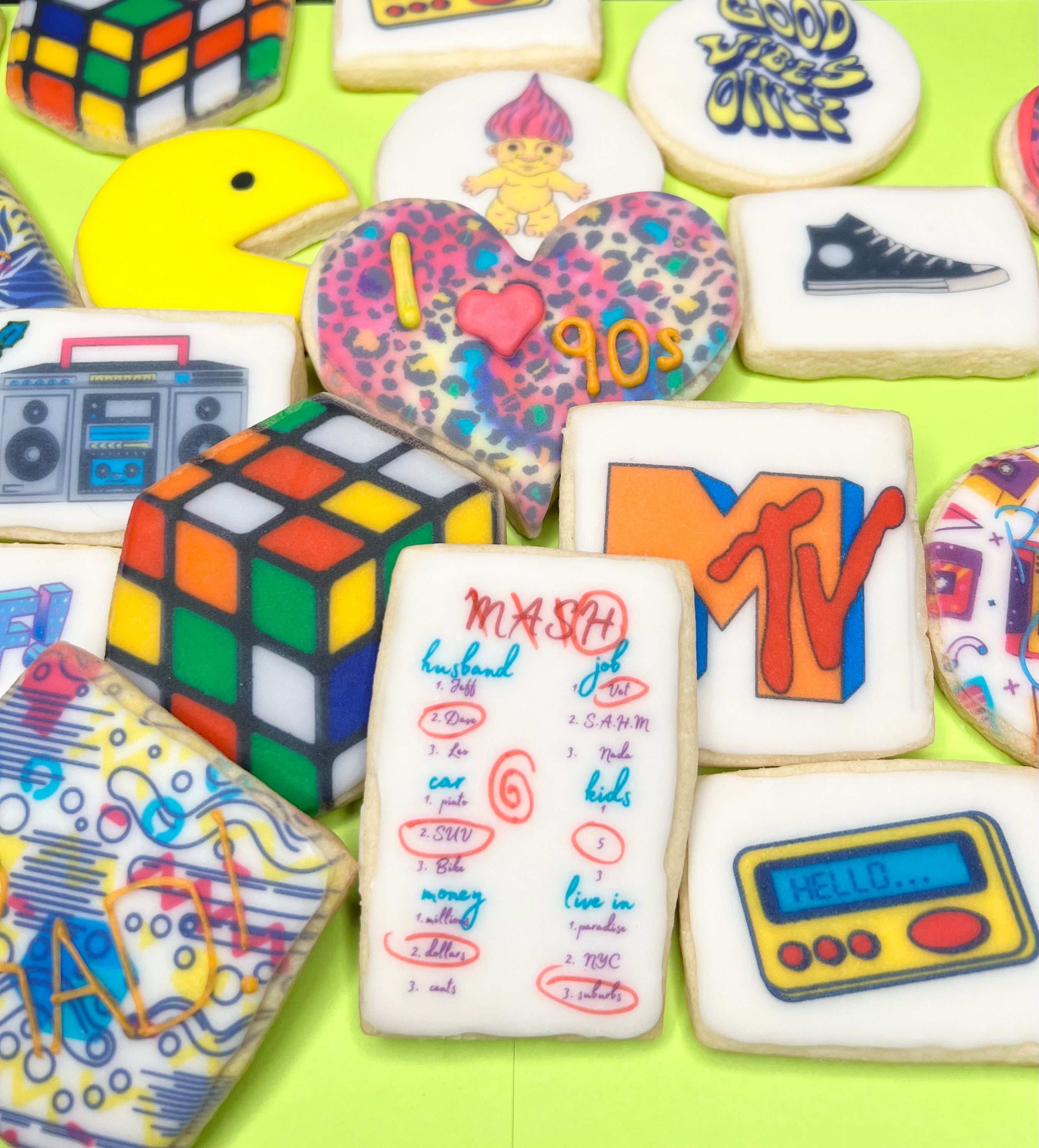 90’s Themed Party Cookies - Etsy