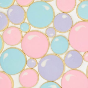 Bubble Themed Sugar Cookies - Etsy