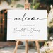 Wedding Welcome Sign, Wedding Welcome Poster, Wedding Welcome Signage ...