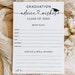 Graduation Advice and Wishes Card | Advice and Wishes for the Graduate ...