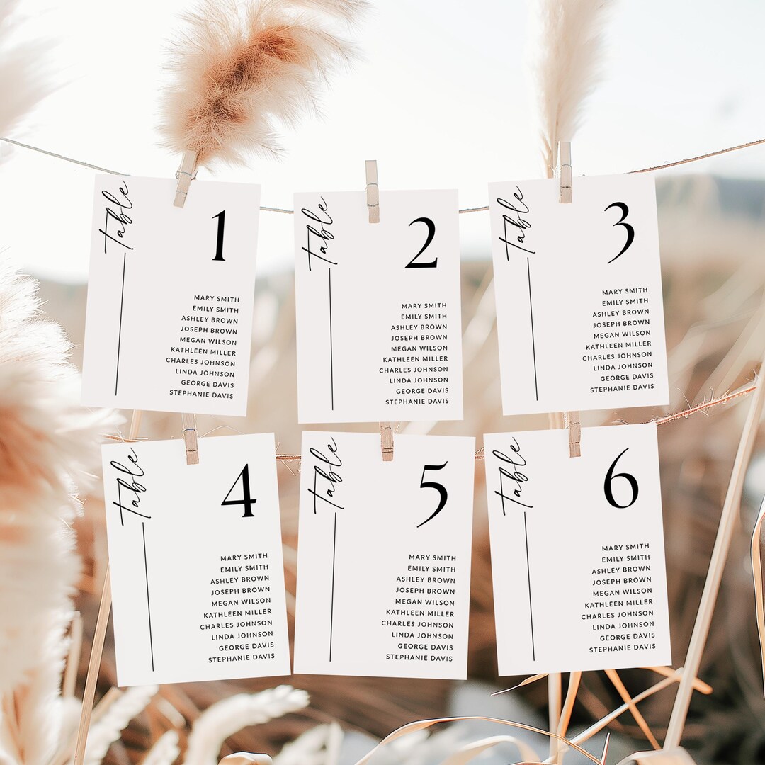 Wedding Seating Chart Signs, Wedding Seating Card, Find Your Seat Sign ...
