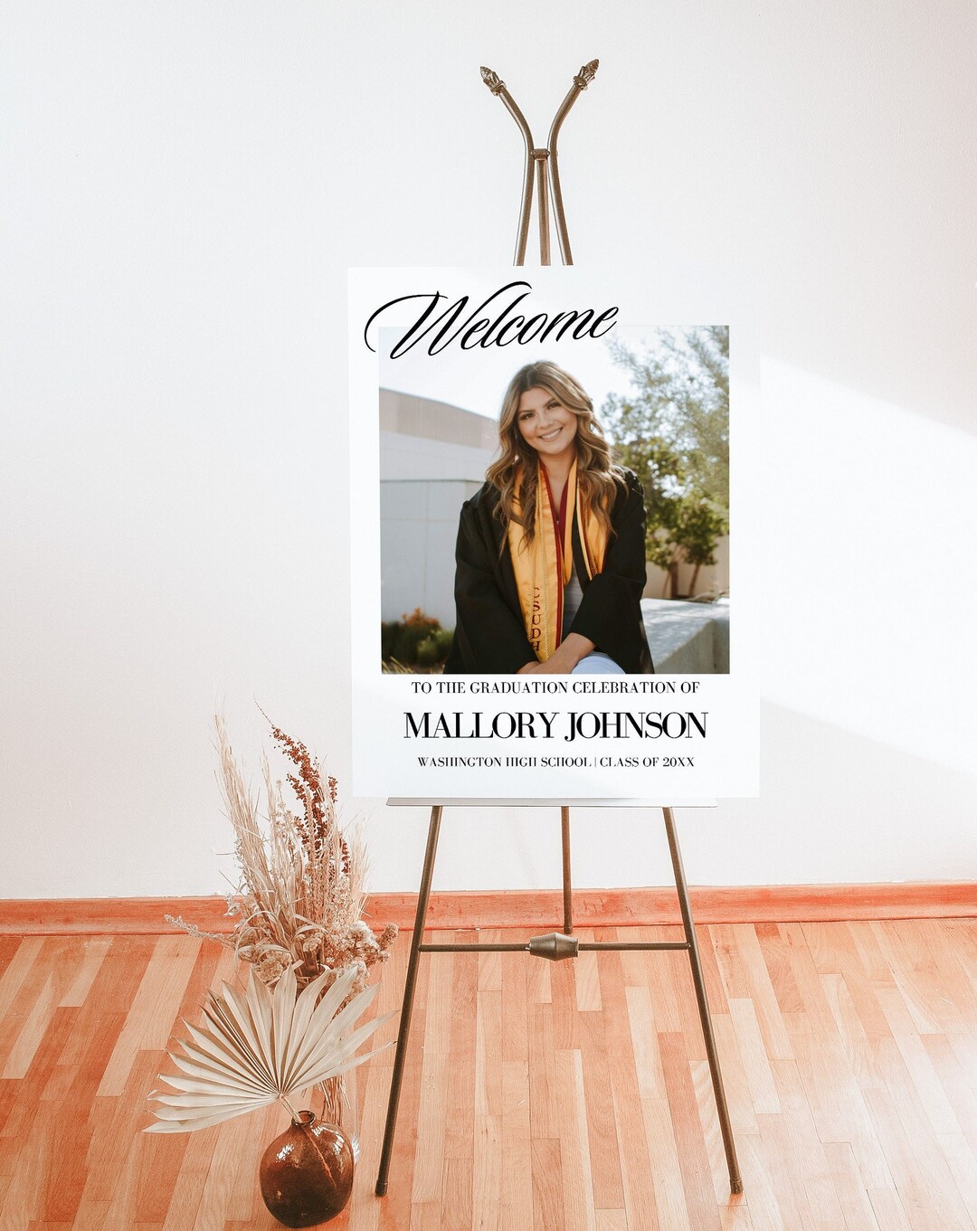 Photo Graduation Welcome Sign Graduation Poster Graduate Sign Grad ...