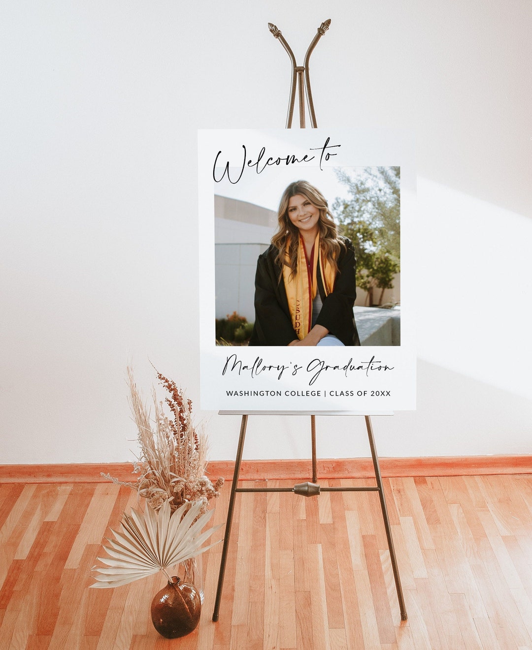 Photo Graduation Welcome Sign | Graduation Poster | Graduate Sign ...