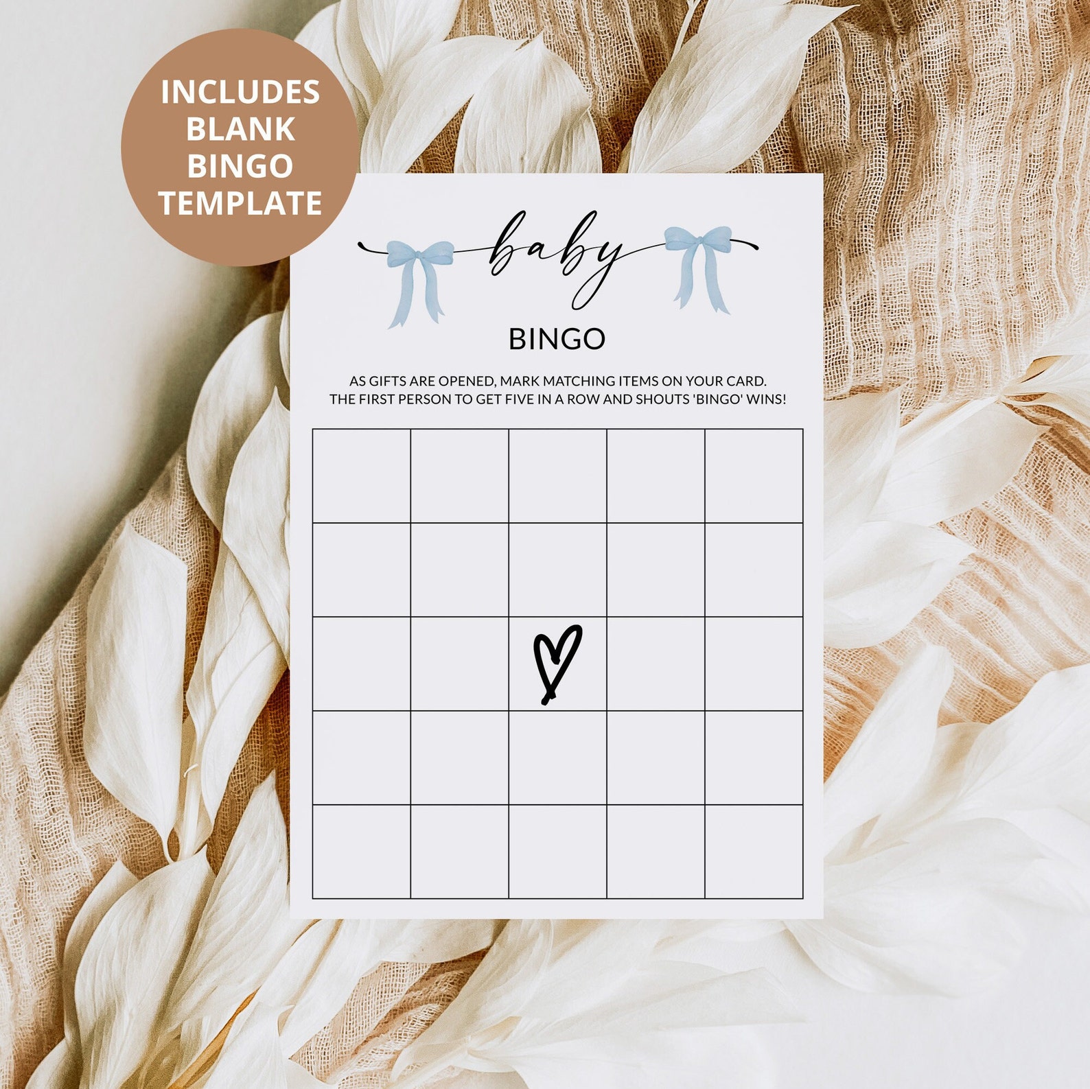 Baby Shower Bingo 60 Prefilled Baby Bingo Cards Baby Shower Games ...