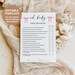 Baby True or False | Baby Shower Game Printable | True or False Baby ...