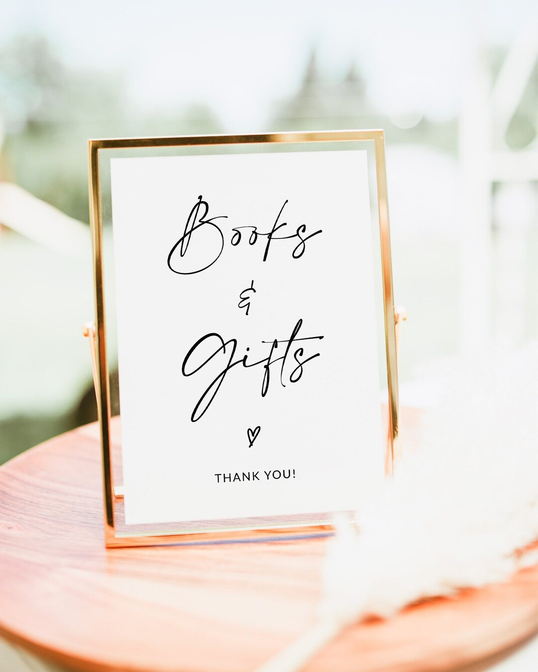 Books and Gifts Sign | Baby Shower Sign | Baby Shower Gift Sign ...