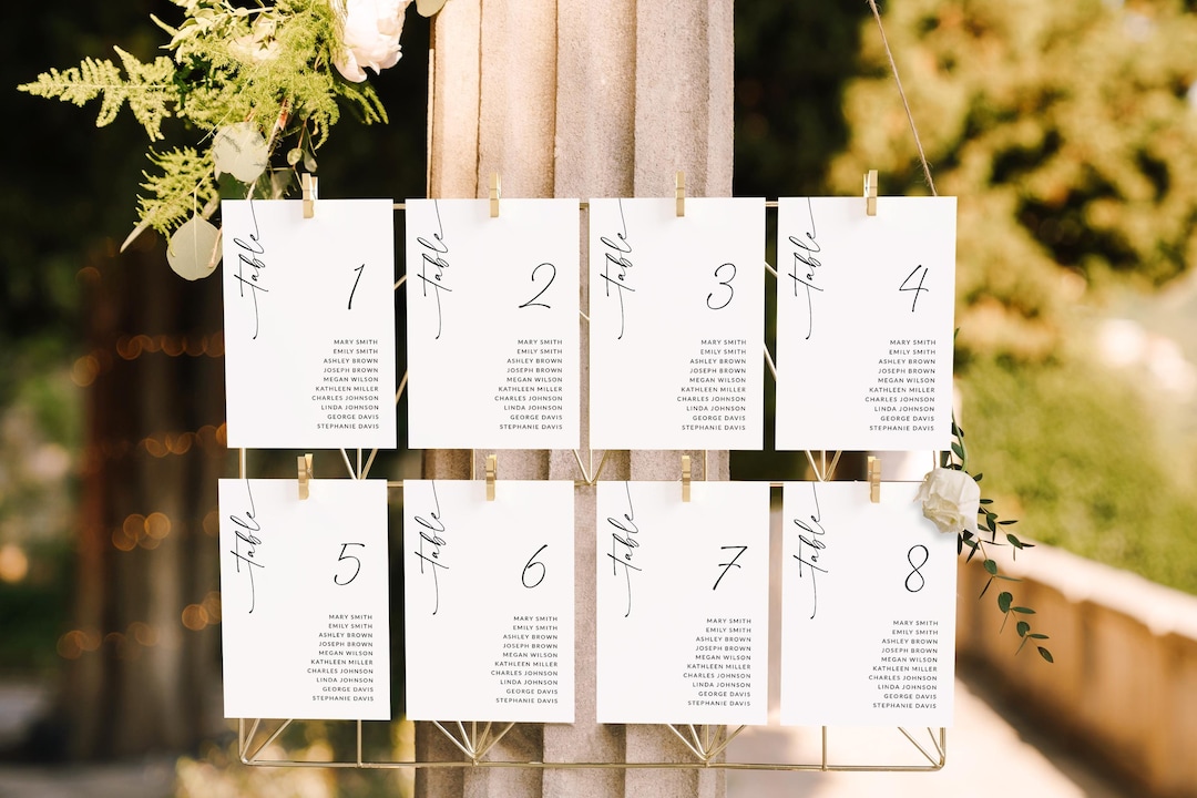 Wedding Seating Card Sign, Wedding Seating Chart, Find Your Seat Sign ...