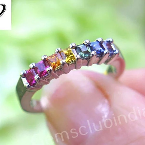 Rainbow Ring - Etsy