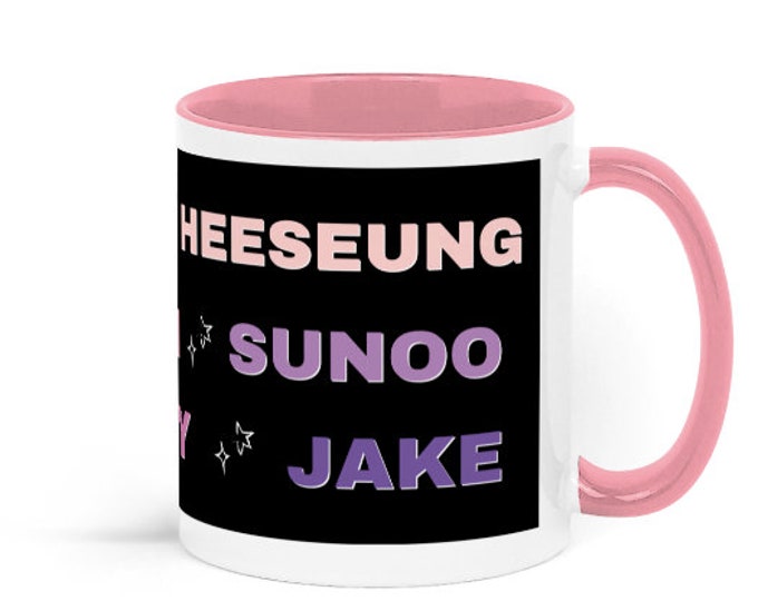 Enhypen Mug, Kpop Mug, Ni-ki . Jungwon, Kpop , Sunwoon, Jay, Jake ...