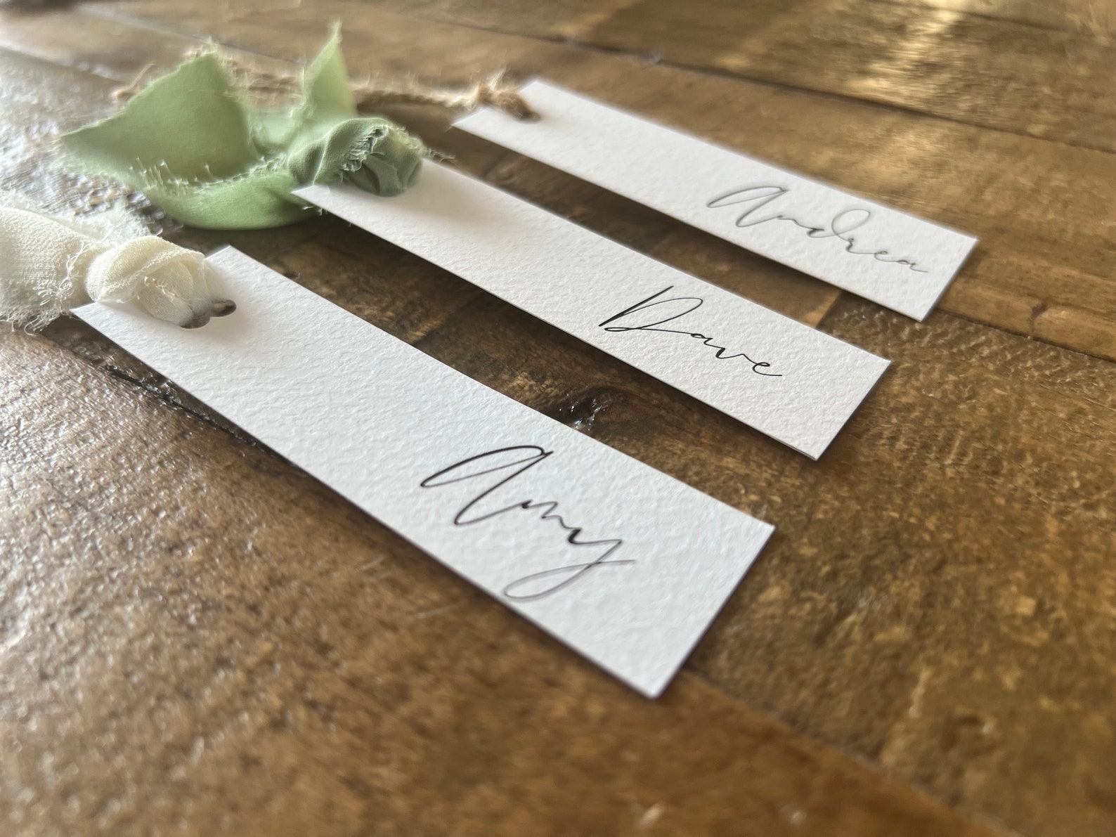 Name Cards, Wedding Table Decor, 5 Pack Hammered Card or Smooth Matte ...