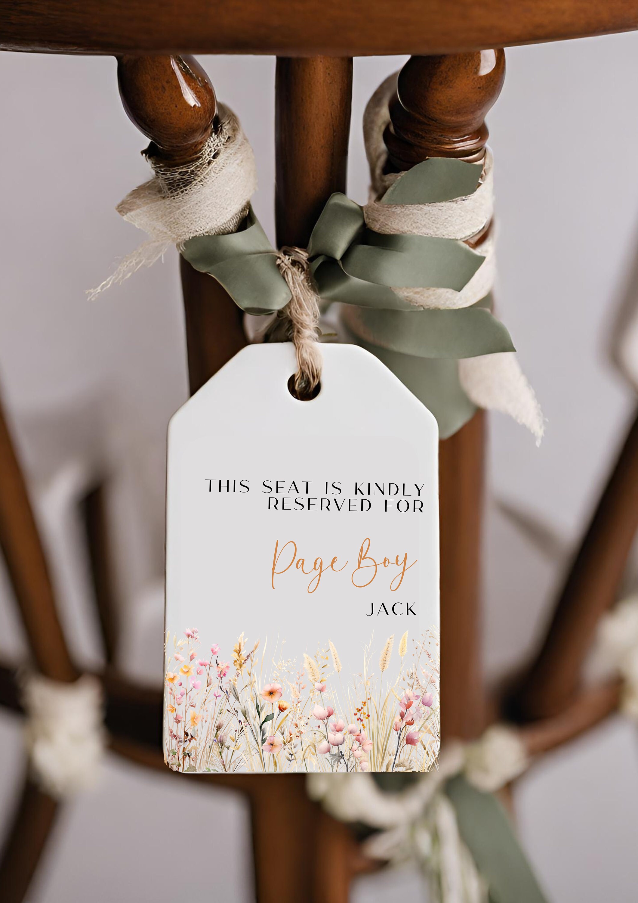 Wildflower Wedding Template – Editable Floral Canva Bundle (digital ...