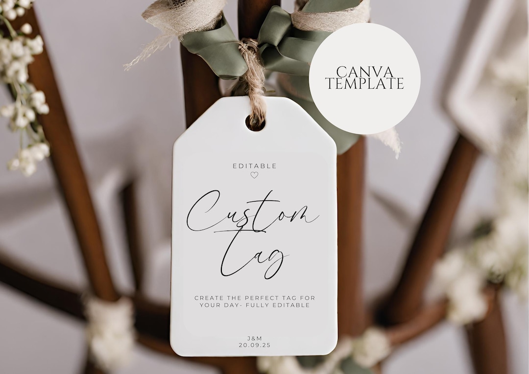 Editable Reserved Seating Tags, Editable Wedding Seat Reservation Tags ...