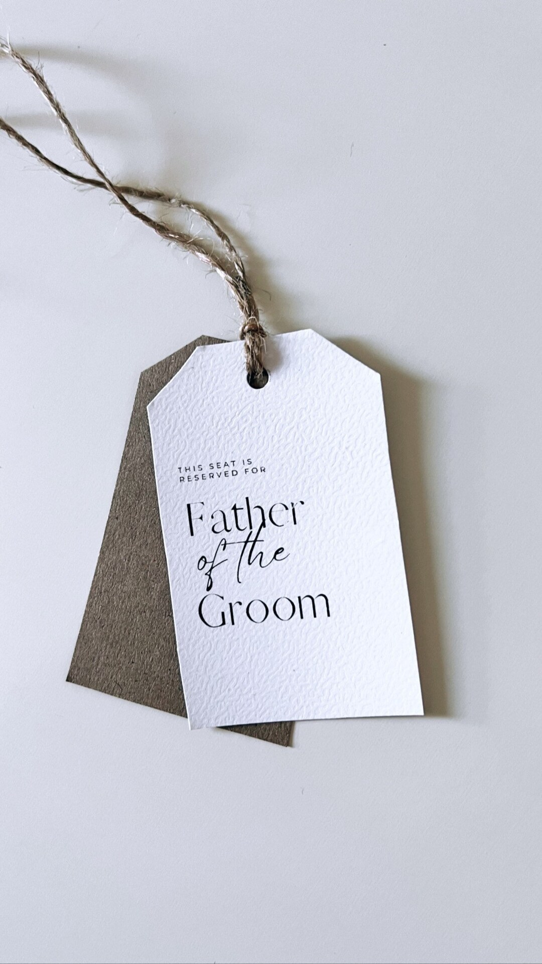 Reserved Seat Signs for Weddings Packs of 5 Hammered Card or - Etsy