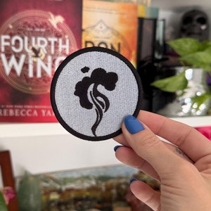 Shadow Wielder Patch, Fourth Wing Embroidered Patch, Iron Flame ...