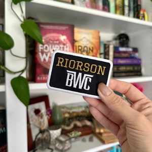 Fourth Wing Embroidered Patch, Iron Flame Embroidered Patch, Riders ...