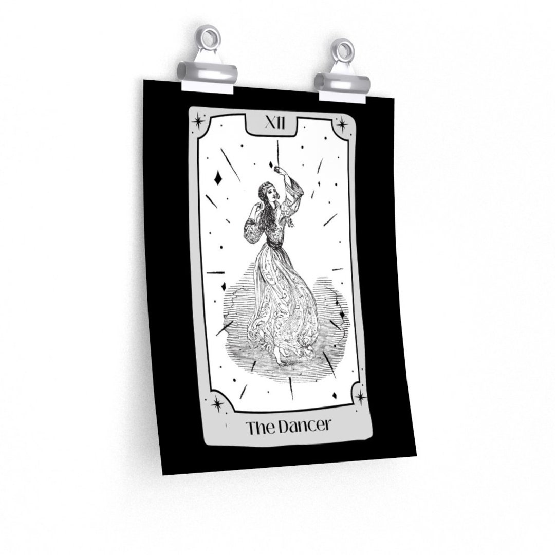 The Dancer Tarot Card Art Print | Gift for Dancer | Graduation Gift ...