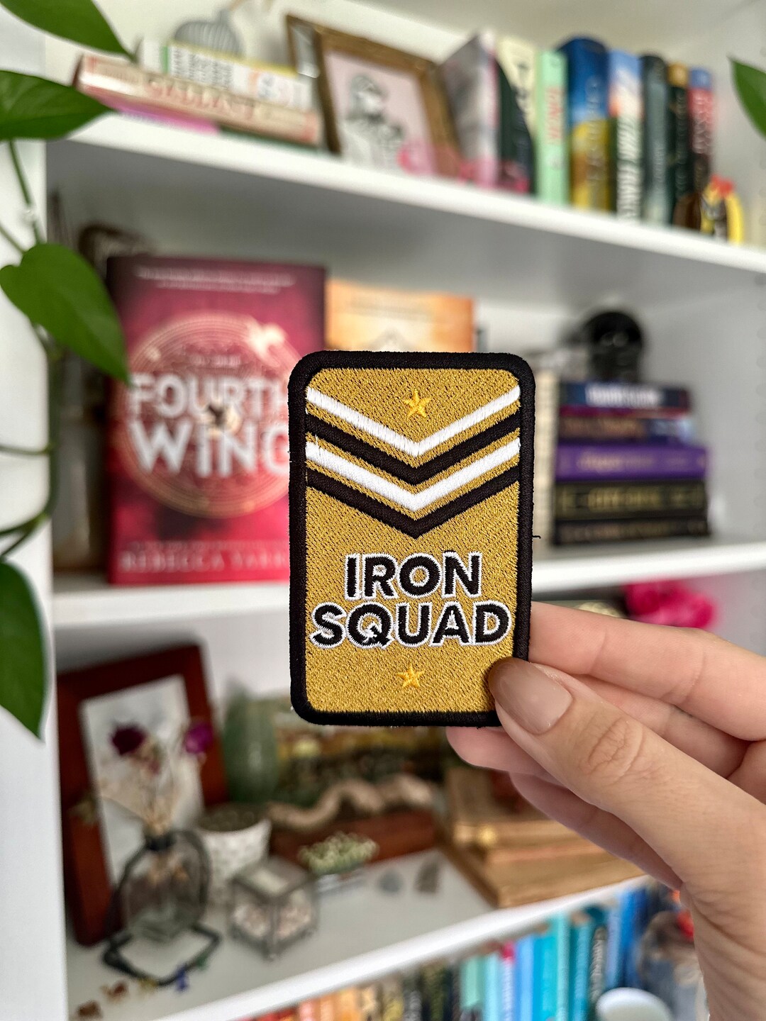 Iron Squad Fourth Wing Iron Flame Inspired Patch - Etsy