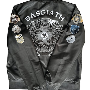 Fourth Wing Flight Jacket, Basgiath War College Jacket, Fourth Wing ...