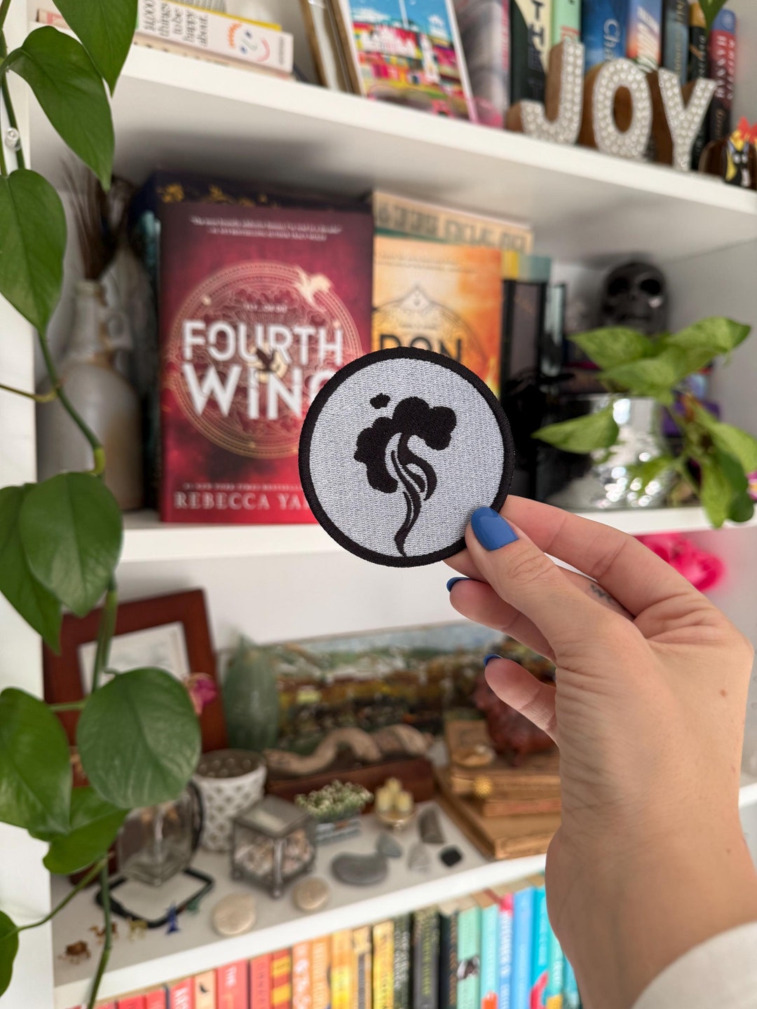 Shadow Wielder Patch, Fourth Wing Embroidered Patch, Iron Flame ...