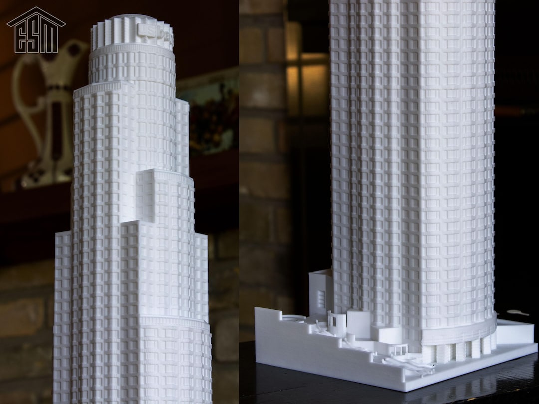 U.S. Bank Scale Model | Los Angeles Landmark Replica | N Scale, Z Scale ...