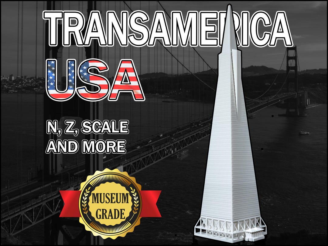 Transamerica Pyramid Scale Model | San Francisco Icon Replica | N Z ...