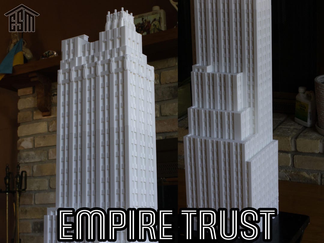 Empire Trust Building | NYC Skyscraper Replica | Ho, Tt, N, Z Scales ...