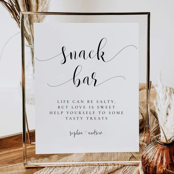 Snack Bar Sign - Etsy