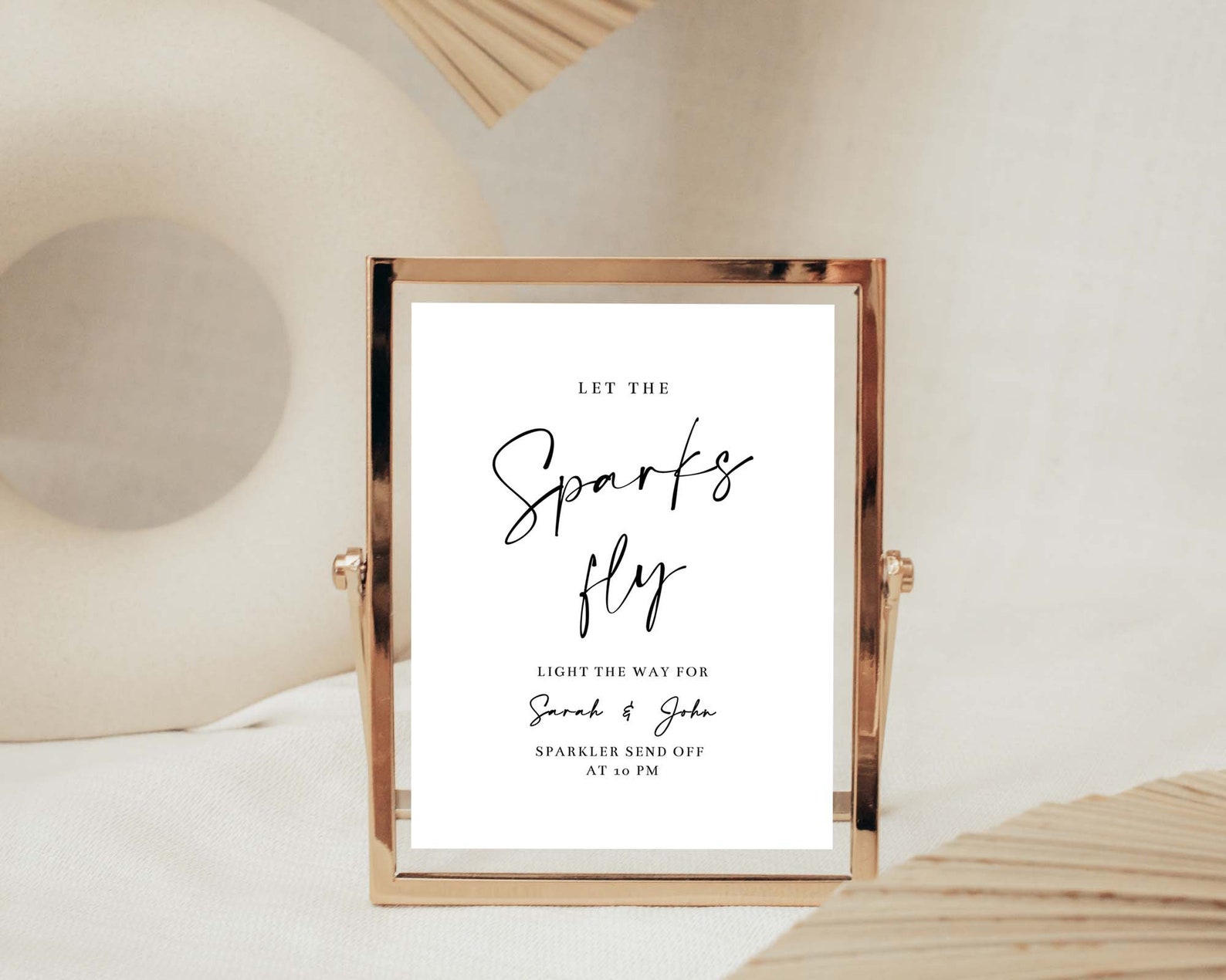 Sparkler Send off Sign Printable Editable Sparklers Sign Let - Etsy