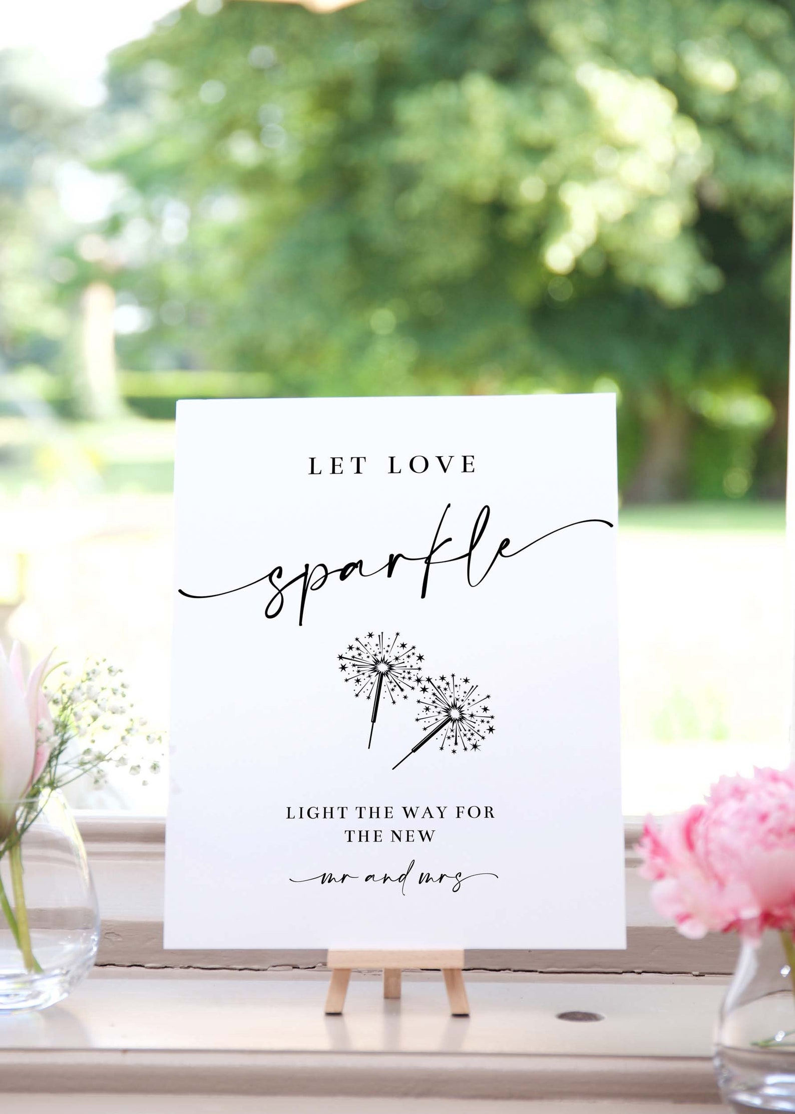 Sparkler Send off Sign Printable Editable Sparklers Sign Let - Etsy