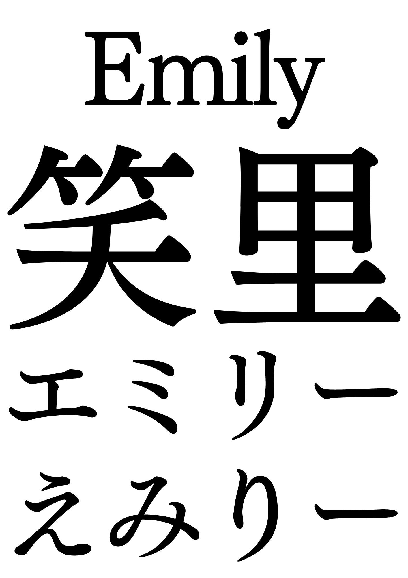 YOUR NAME In Japanese Personalized Kanji Letters Etsy your-name-in-japanese-personalized-kanji-letters-etsy