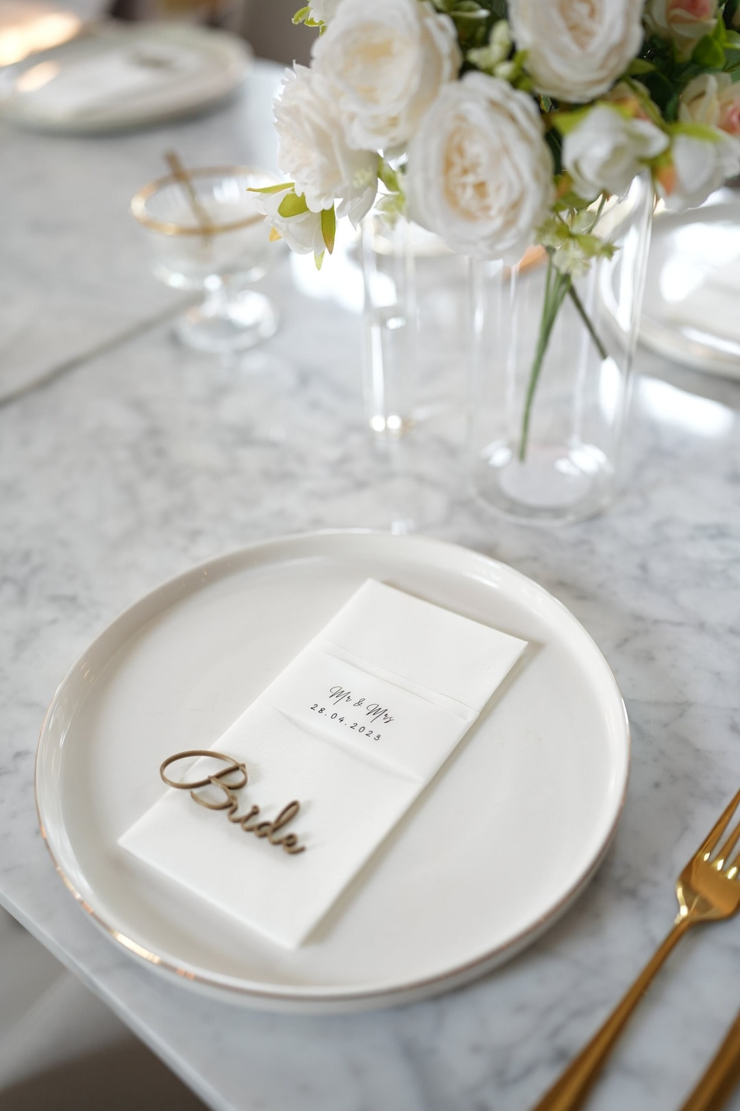 Place Cards Table Names 3D Printing Table Decorations Wedding Name ...