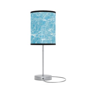 Shimmering Water Table Desk Lamp Aqua Designed Small Lamp for People ...